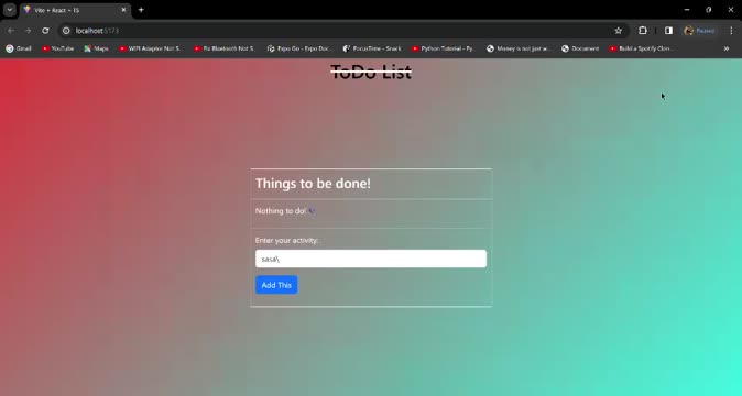 Sayeed Safvan PM on LinkedIn: Simple To-do Application using react ... Sayeed Safvan PM on LinkedIn: Simple To-do Application using react ...