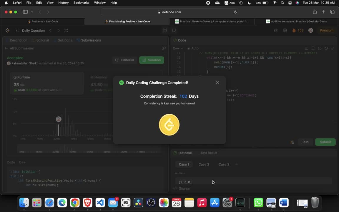 Rahamtullah Sheikh on LinkedIn: #leetcode #codingjourney # ... Rahamtullah Sheikh on LinkedIn: #leetcode #codingjourney # ...