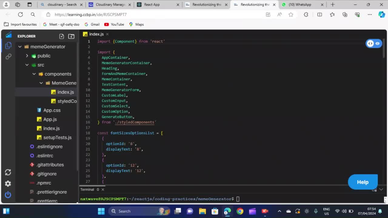 Lokesh Kumar on LinkedIn: #react #memecreator #firstproject #webdevelopment Lokesh Kumar on LinkedIn: #react #memecreator #firstproject #webdevelopment