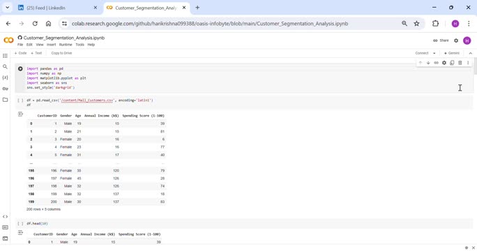Vamshi Varma on LinkedIn: Oasis Infobyte Project on Customer ... Vamshi Varma on LinkedIn: Oasis Infobyte Project on Customer ...