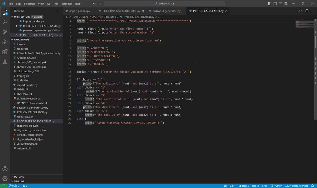 Subhadeep Das on LinkedIn: #python #programming #calculatorapp # ... Subhadeep Das on LinkedIn: #python #programming #calculatorapp # ...
