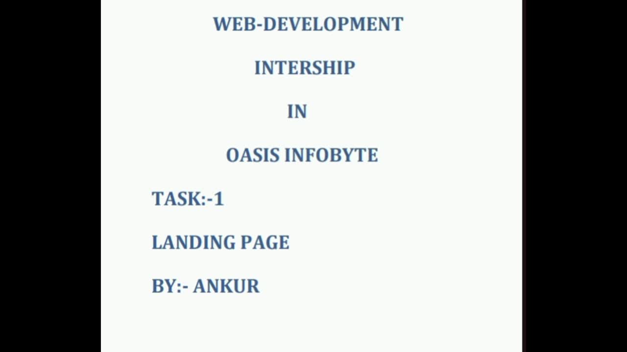 Ankur Yadav on LinkedIn: #webdevelopment #html #css #growth #internship ... Ankur Yadav on LinkedIn: #webdevelopment #html #css #growth #internship ...