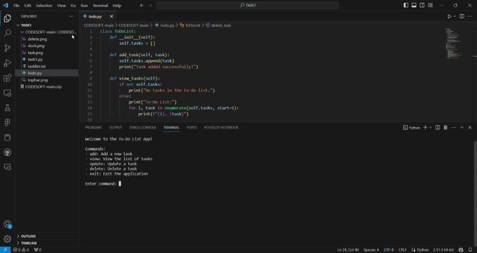 Finished a To-Do List application with Python | SOUMIL MITHRAEN S A ... Finished a To-Do List application with Python | SOUMIL MITHRAEN S A ...