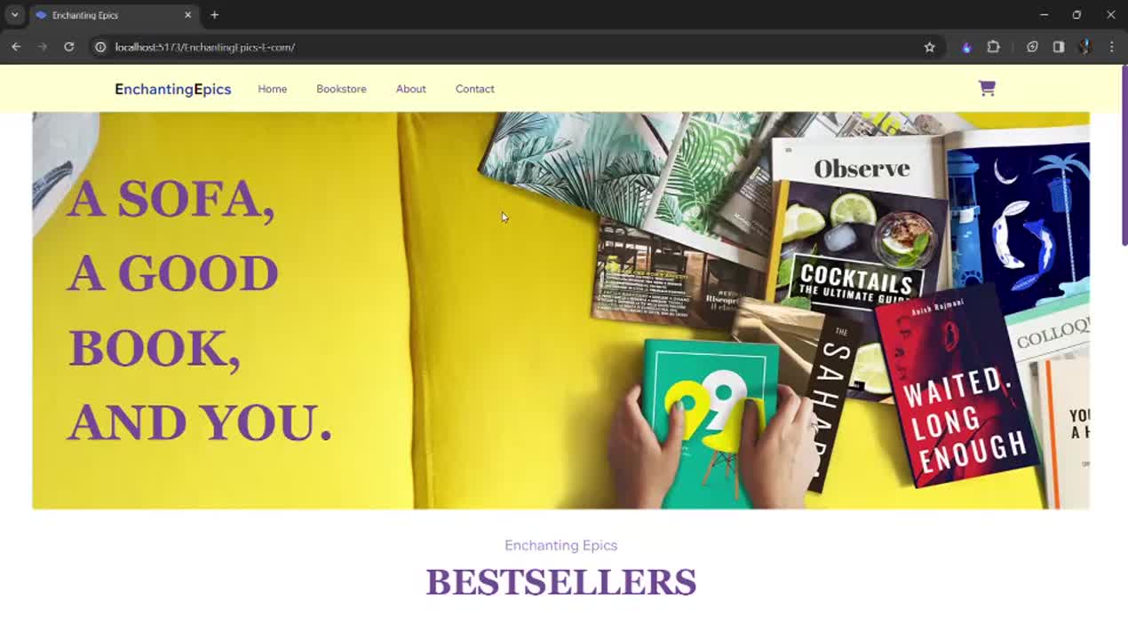 Launching Enchanting Epics: A E-Commerce Bookstore | Garvit Bansal ... Launching Enchanting Epics: A E-Commerce Bookstore | Garvit Bansal ...