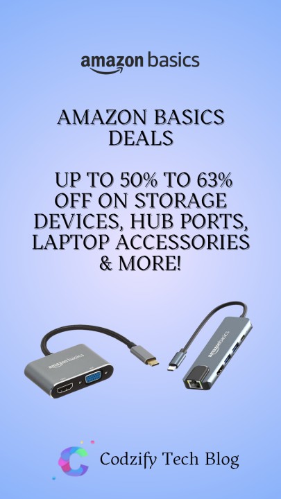 Manish Methani 🧑🏾💻 on LinkedIn: #amazonbasics #techdeals #codzify # ... Manish Methani 🧑🏾💻 on LinkedIn: #amazonbasics #techdeals #codzify # ...