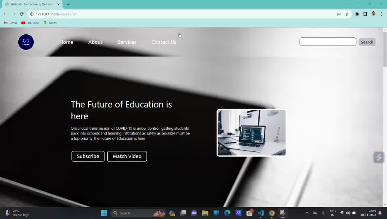 Completed Task 1: Responsive Landing Page by Codesoft | Pooja Kanse ... Completed Task 1: Responsive Landing Page by Codesoft | Pooja Kanse ...