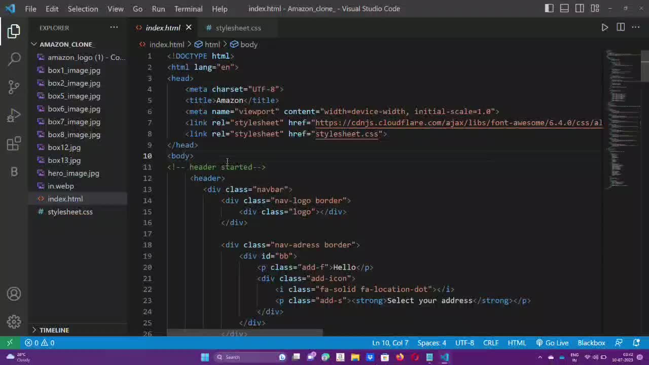 Pritika Bansal on LinkedIn: #html #css #amazonclone #design #learning # ... Pritika Bansal on LinkedIn: #html #css #amazonclone #design #learning # ...