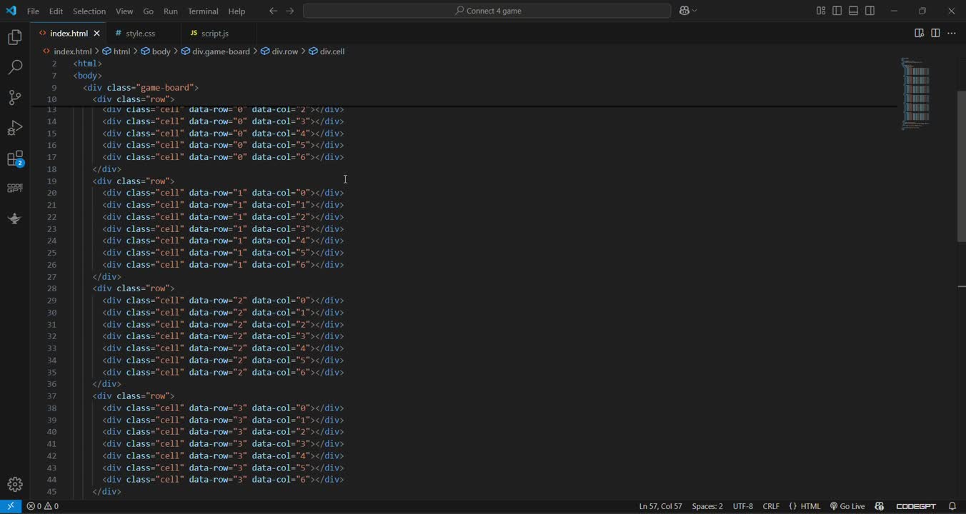 #webdevelopment #gamedevelopment #javascript #connectfour #internpe ... #webdevelopment #gamedevelopment #javascript #connectfour #internpe ...