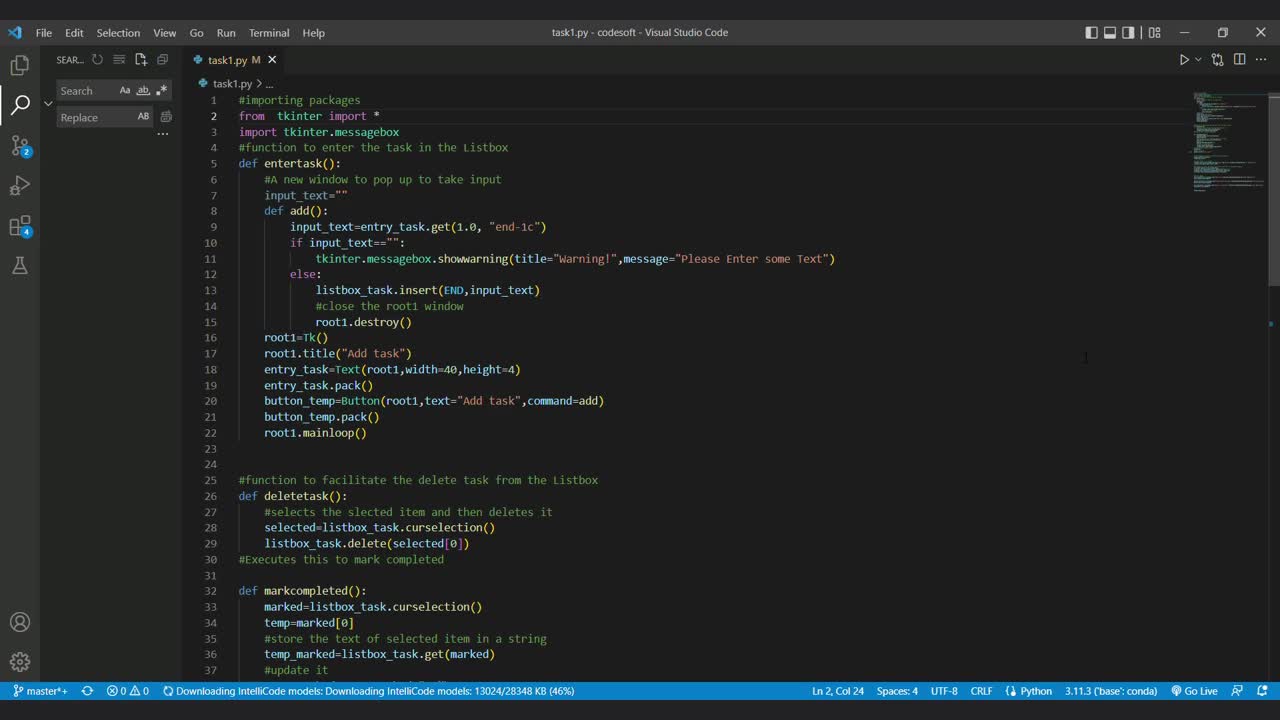 Om Birari on LinkedIn: #codesoft #codesoftinternship #pythoncoding # ... Om Birari on LinkedIn: #codesoft #codesoftinternship #pythoncoding # ...