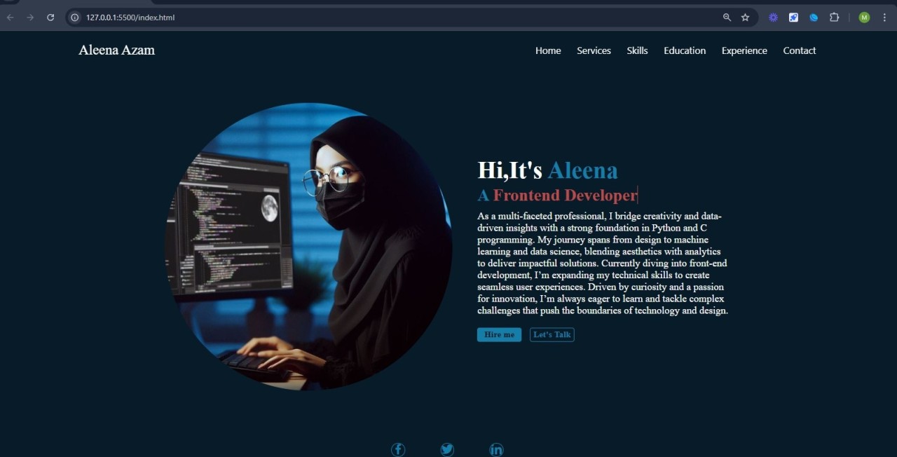 Aleena Azam on LinkedIn: #webdevelopment #html #css #portfolio # ... Aleena Azam on LinkedIn: #webdevelopment #html #css #portfolio # ...