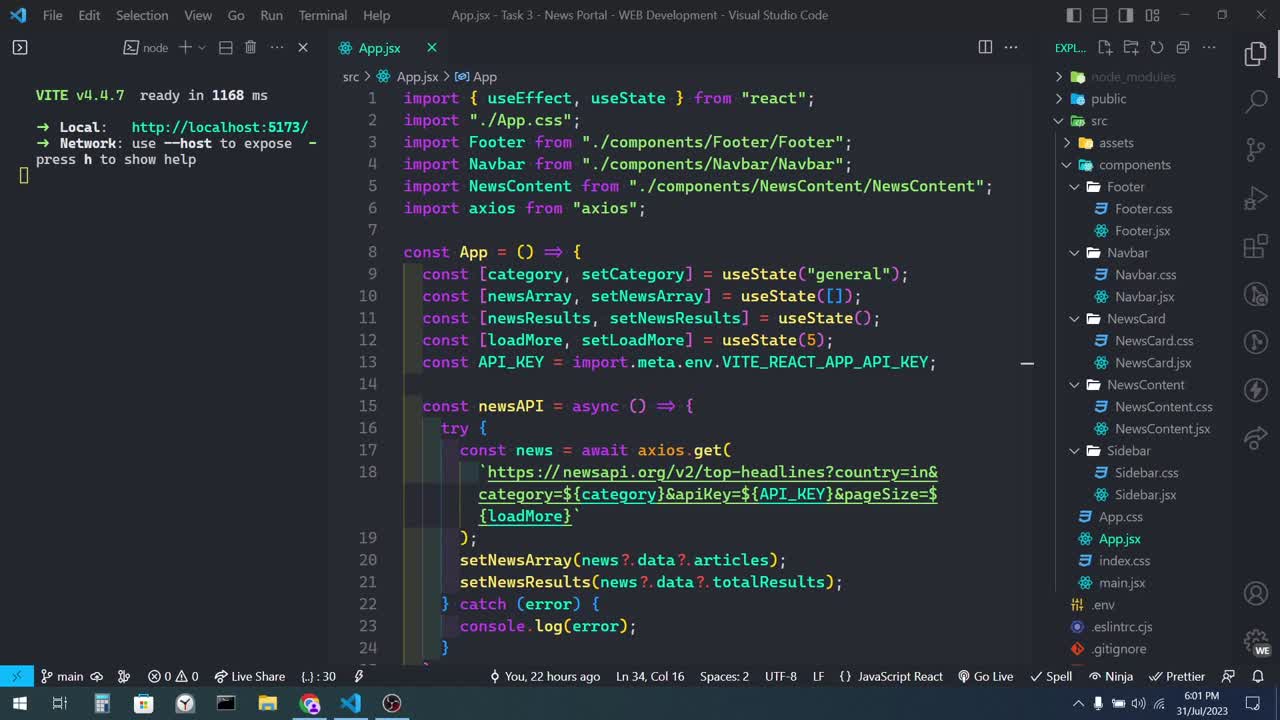 HARSH ATHAVALE on LinkedIn: #codeclause #internship #newsapp # ... HARSH ATHAVALE on LinkedIn: #codeclause #internship #newsapp # ...