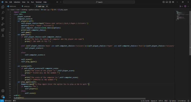 Manikanta Prasanth on LinkedIn: #pythonprogramming #codsoftinternship # ... Manikanta Prasanth on LinkedIn: #pythonprogramming #codsoftinternship # ...