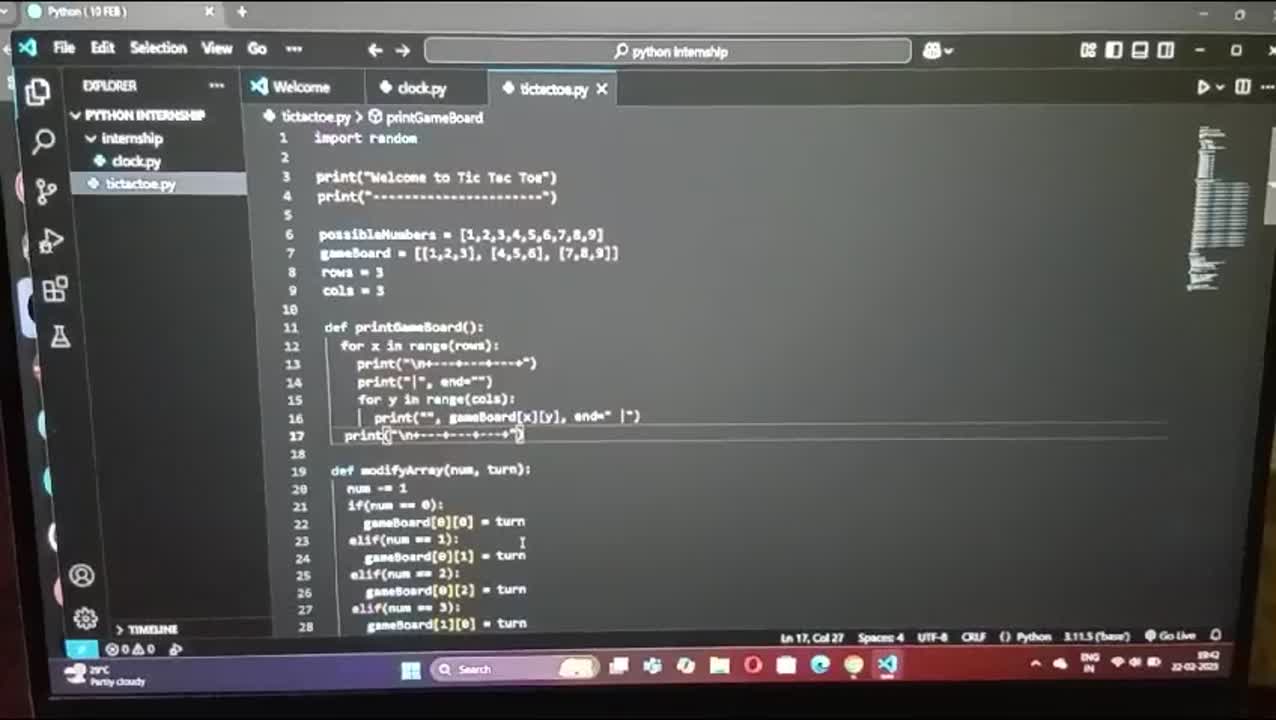 #python #coding #gamedevelopment #internpe #tictactoe #programming ... #python #coding #gamedevelopment #internpe #tictactoe #programming ...