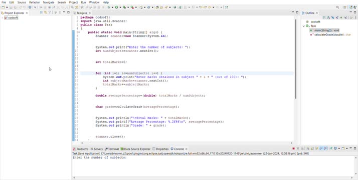 #codsoft #java #codsoftinternship #internship | Tharun Kumar #codsoft #java #codsoftinternship #internship | Tharun Kumar