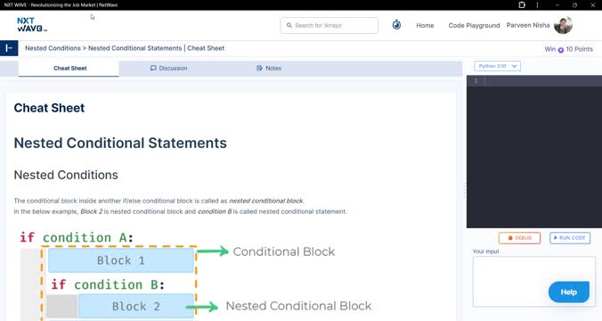 Parveen Nisha A on LinkedIn: #day10 #100daysofcodechallenge #90daysleft ... Parveen Nisha A on LinkedIn: #day10 #100daysofcodechallenge #90daysleft ...