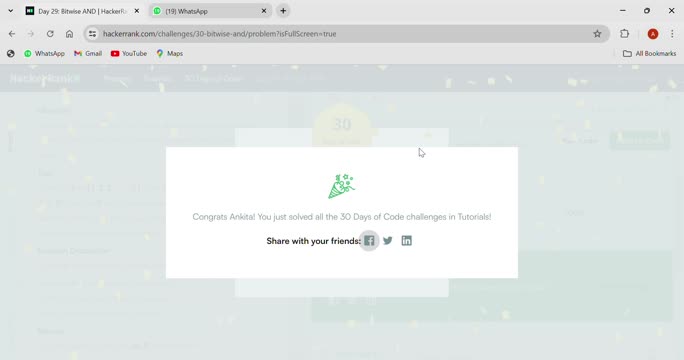 Ankita Asalkar on LinkedIn: 💡 Day 30 of #30DayCodeChallenge: Bitwise ... Ankita Asalkar on LinkedIn: 💡 Day 30 of #30DayCodeChallenge: Bitwise ...