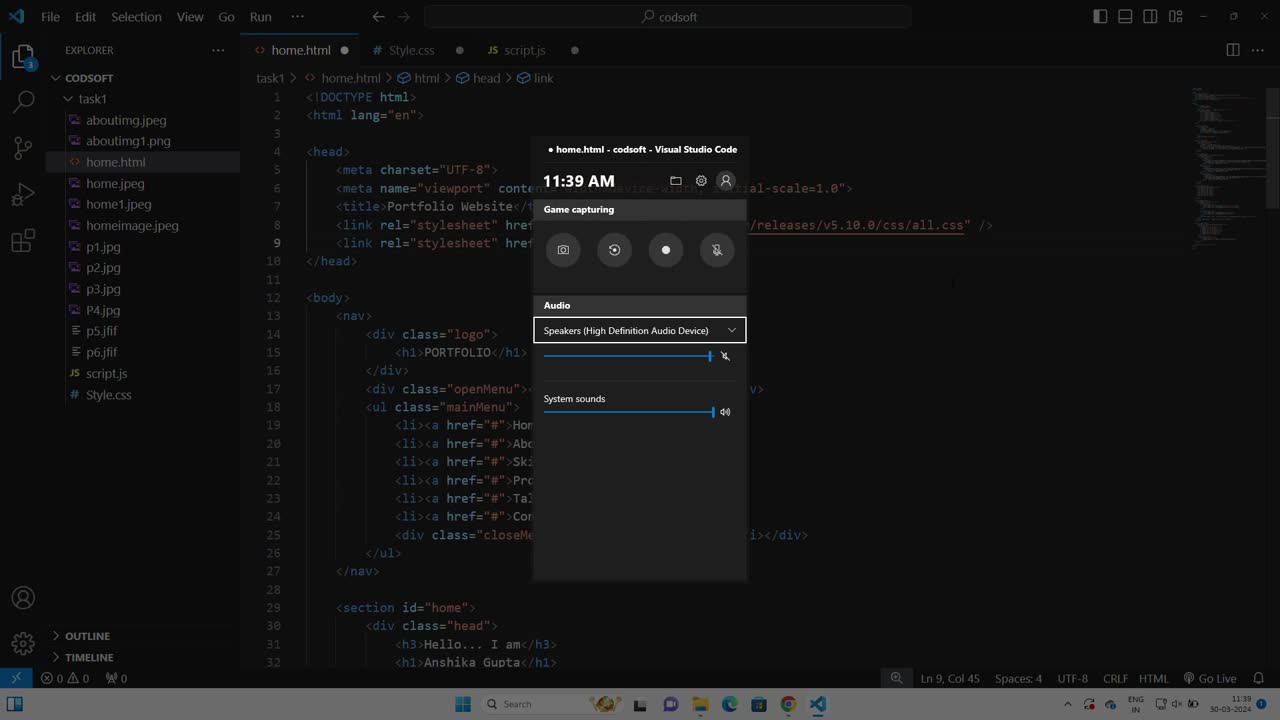 Anshika Gupta on LinkedIn: #codsoft #codsoft #internship #webdevelopment Anshika Gupta on LinkedIn: #codsoft #codsoft #internship #webdevelopment