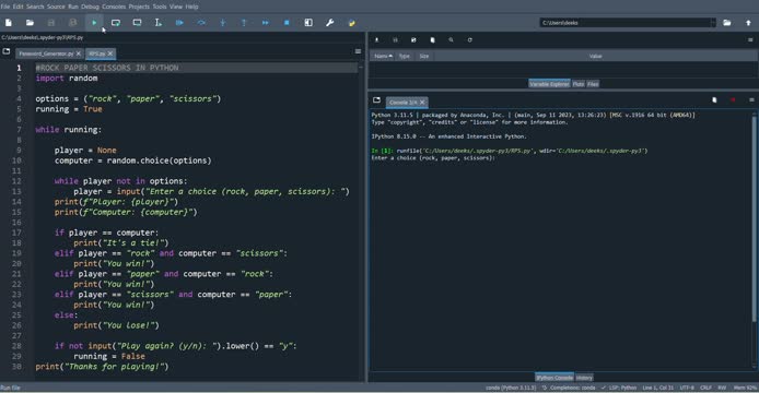 DEEKSHA M.S on LinkedIn: #python #coding #gamedevelopment #programming ... DEEKSHA M.S on LinkedIn: #python #coding #gamedevelopment #programming ...