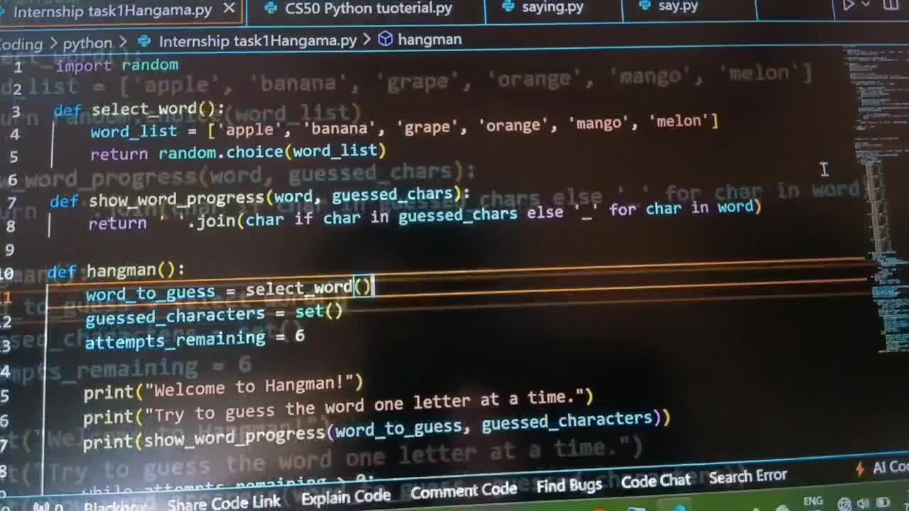 Saurav Dubey on LinkedIn: #internship #coding #python #gamedevelopment ... Saurav Dubey on LinkedIn: #internship #coding #python #gamedevelopment ...