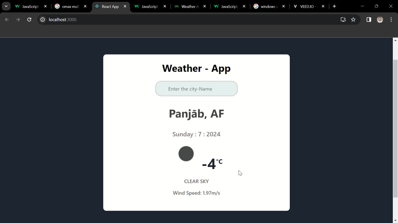 Create weather Application react with third party API | Gopal Ji gupta ... Create weather Application react with third party API | Gopal Ji gupta ...