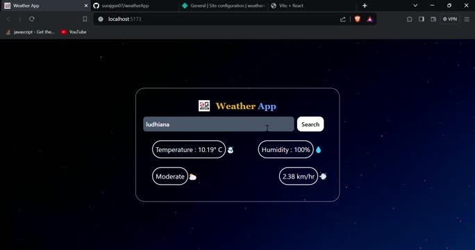 Suraj Singh on LinkedIn: #reactjs #webdevelopment #weatherapp # ... Suraj Singh on LinkedIn: #reactjs #webdevelopment #weatherapp # ...