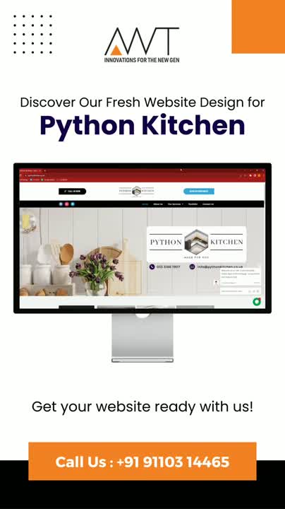 New website design for Python Kitchen | Sravan kumar Angadi New website design for Python Kitchen | Sravan kumar Angadi
