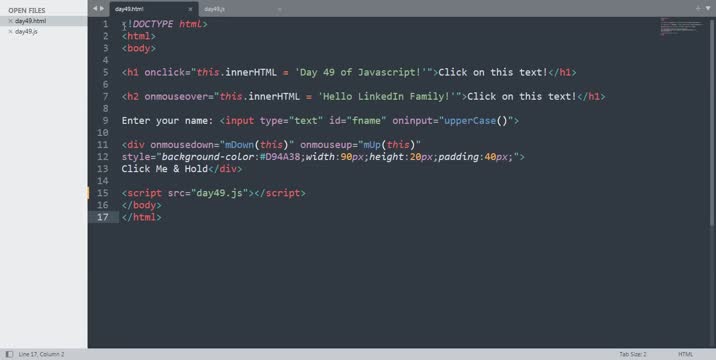 Learn about Javascript HTML DOM Events | Sudesh Kalokhe posted on the ... Learn about Javascript HTML DOM Events | Sudesh Kalokhe posted on the ...