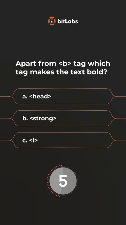 bitLabs on LinkedIn: #bitlabs #dailyquiz #htmlquiz #codingchallenge bitLabs on LinkedIn: #bitlabs #dailyquiz #htmlquiz #codingchallenge