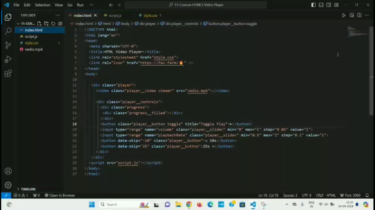 How to create custom HTML5 video player | Keerthi Aare posted on the ... How to create custom HTML5 video player | Keerthi Aare posted on the ...