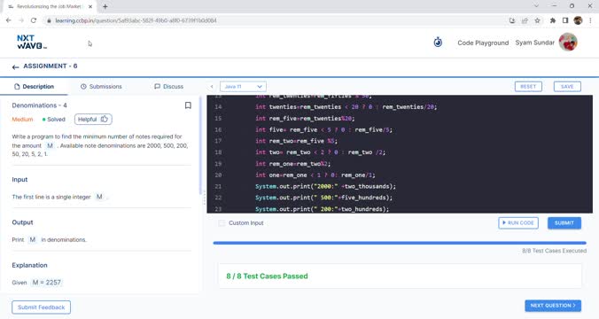 #day62 #100daysofcodingchallenge #java #nxtwave #nxtwaveccbp | Syam ... #day62 #100daysofcodingchallenge #java #nxtwave #nxtwaveccbp | Syam ...