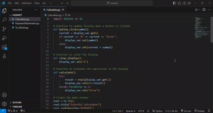 #codsoft #pythonprogramming #calculatorapp | Hetavi Makadia #codsoft #pythonprogramming #calculatorapp | Hetavi Makadia