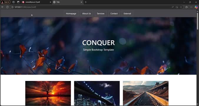 #html #css #bootstrap #webdevelopment | Sree Vidhya #html #css #bootstrap #webdevelopment | Sree Vidhya