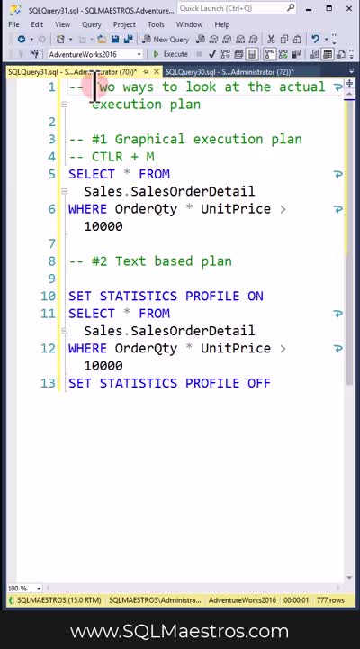 SQLMaestros on LinkedIn: #sqlserver #sql #tsql #azuresql SQLMaestros on LinkedIn: #sqlserver #sql #tsql #azuresql