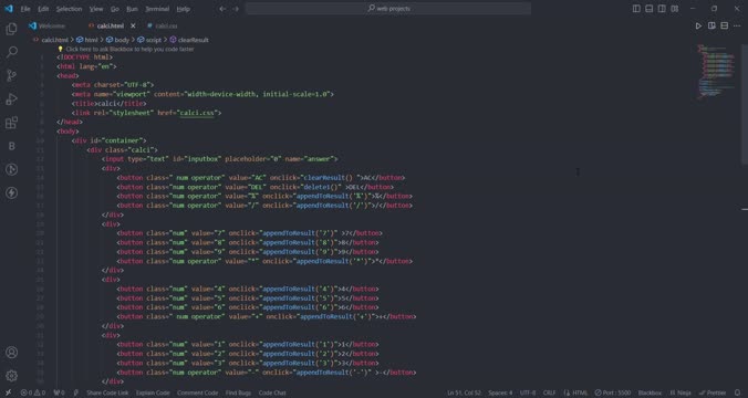 Designing a calculator using HTML, CSS, and JavaScript | Anjali ... Designing a calculator using HTML, CSS, and JavaScript | Anjali ...