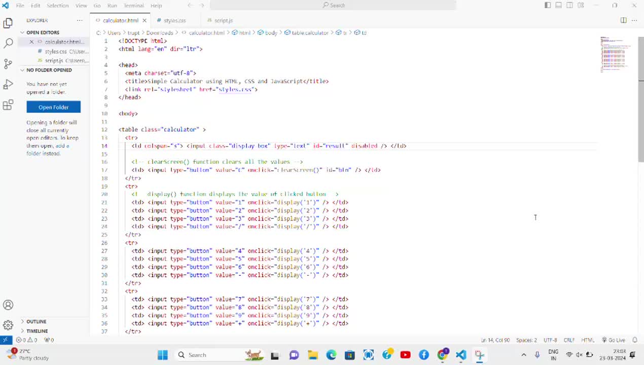 Task 1(calculator using html CSS and JavaScript) completed. InternPe ... Task 1(calculator using html CSS and JavaScript) completed. InternPe ...