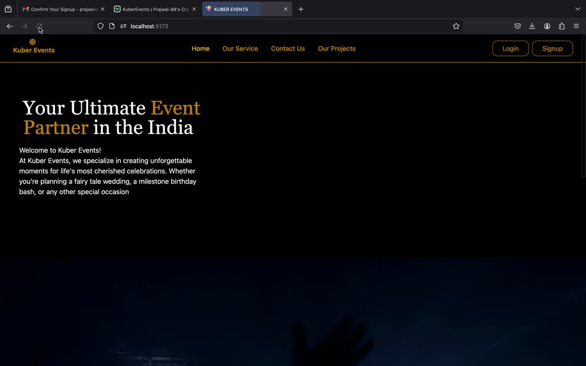 How I built a website for Kuber Events using React | Prajwal Dhuli ... How I built a website for Kuber Events using React | Prajwal Dhuli ...