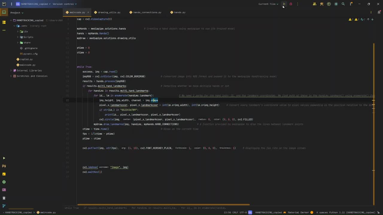 Dhruv Gupta on LinkedIn: #opencv #python #computervision #handtracking ... Dhruv Gupta on LinkedIn: #opencv #python #computervision #handtracking ...
