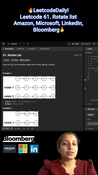 Snigdha Kakkar on LinkedIn: 🔥LeetcodeDaily! Leetcode61 Rotate List… Snigdha Kakkar on LinkedIn: 🔥LeetcodeDaily! Leetcode61 Rotate List…