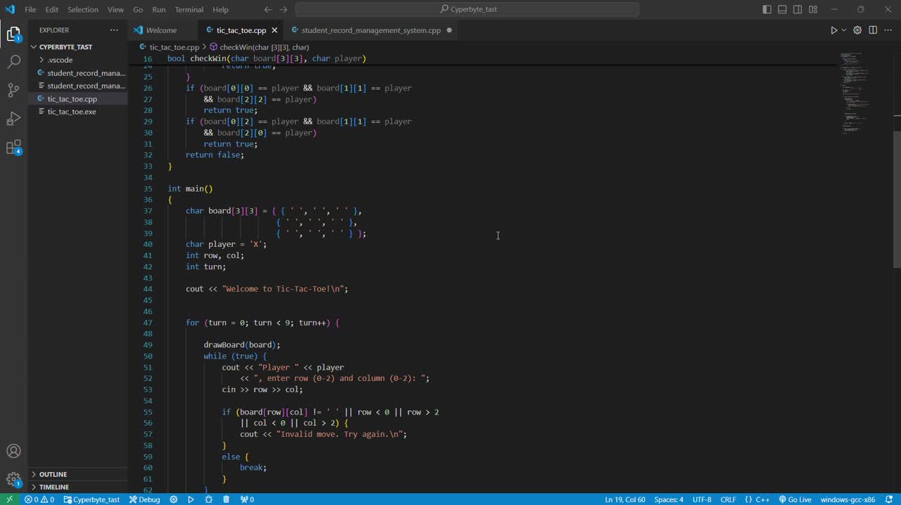 PRATIK MISRA on LinkedIn: #cplusplus #gamedev #tictactoe #programmingfun PRATIK MISRA on LinkedIn: #cplusplus #gamedev #tictactoe #programmingfun