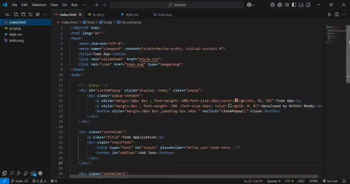 Komireddy Nithin Reddy on LinkedIn: #webdevelopment #javascript #html # ... Komireddy Nithin Reddy on LinkedIn: #webdevelopment #javascript #html # ...