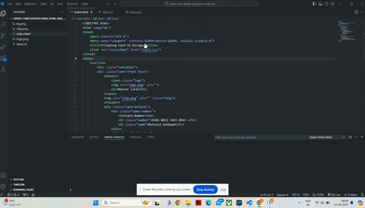 JAI KISHORE CHITTIPALLI on LinkedIn: #html #css JAI KISHORE CHITTIPALLI on LinkedIn: #html #css