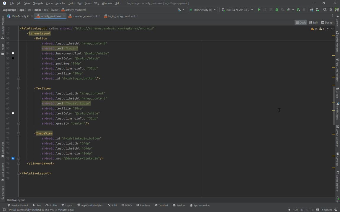 Vishnu sai satwik on LinkedIn: #androidstudio #kotlin Vishnu sai satwik on LinkedIn: #androidstudio #kotlin