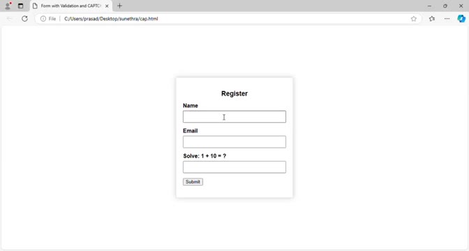 Sunethra R on LinkedIn: #webdevelopment #javascript #formvalidation # ... Sunethra R on LinkedIn: #webdevelopment #javascript #formvalidation # ...