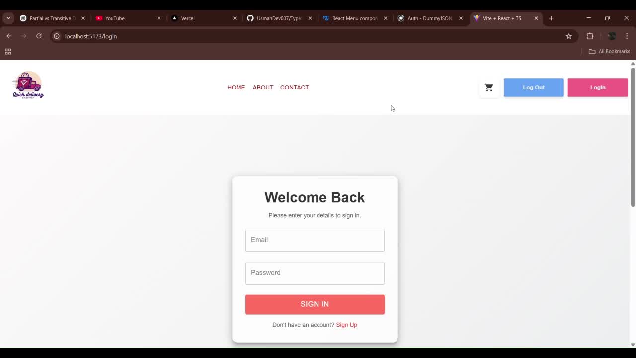 #react #typescript #jwt #privateroutes #reduxtoolkit #rtkquery ... #react #typescript #jwt #privateroutes #reduxtoolkit #rtkquery ...