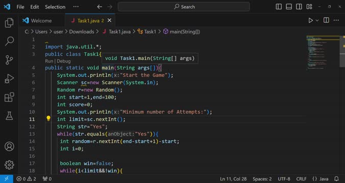 Completed JAVA programming task at CodSoft | Rankireddy Mohanadithya ... Completed JAVA programming task at CodSoft | Rankireddy Mohanadithya ...