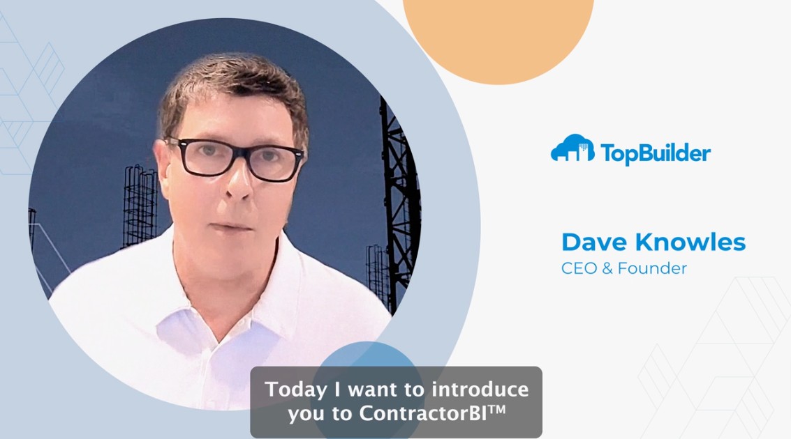 Dave Knowles on LinkedIn: ContractorBI Deep Dive with Dave Knowles Dave Knowles on LinkedIn: ContractorBI Deep Dive with Dave Knowles