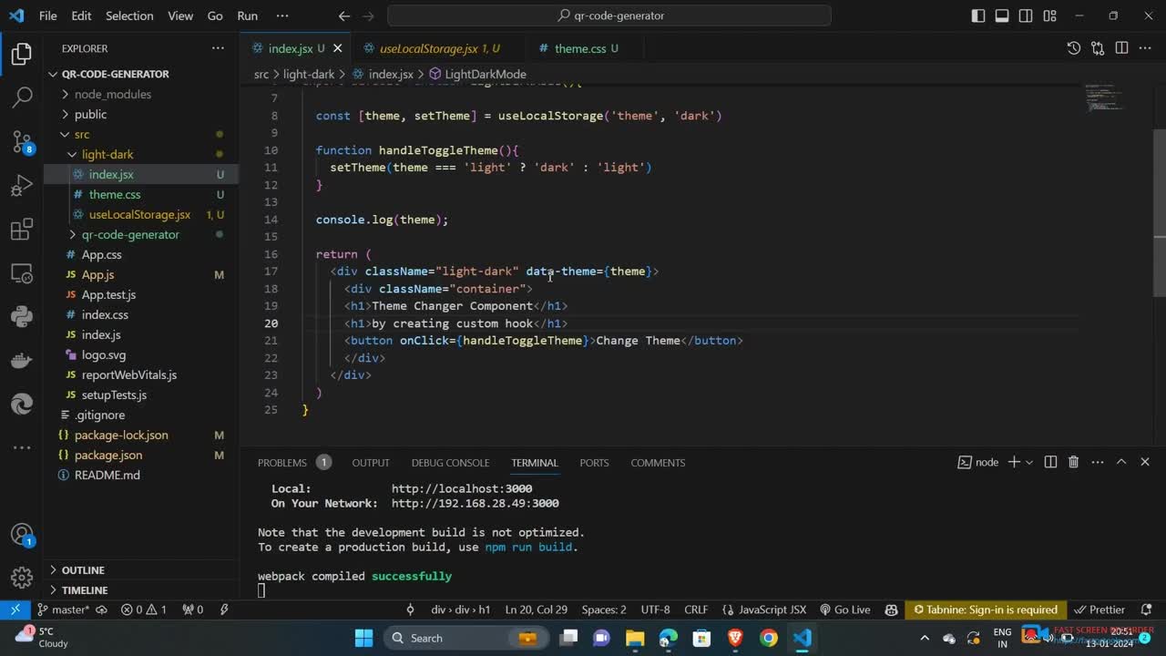 Day 13 of #30dayschallenge: ReactJS Theme Changer | Mohammad Imran ... Day 13 of #30dayschallenge: ReactJS Theme Changer | Mohammad Imran ...