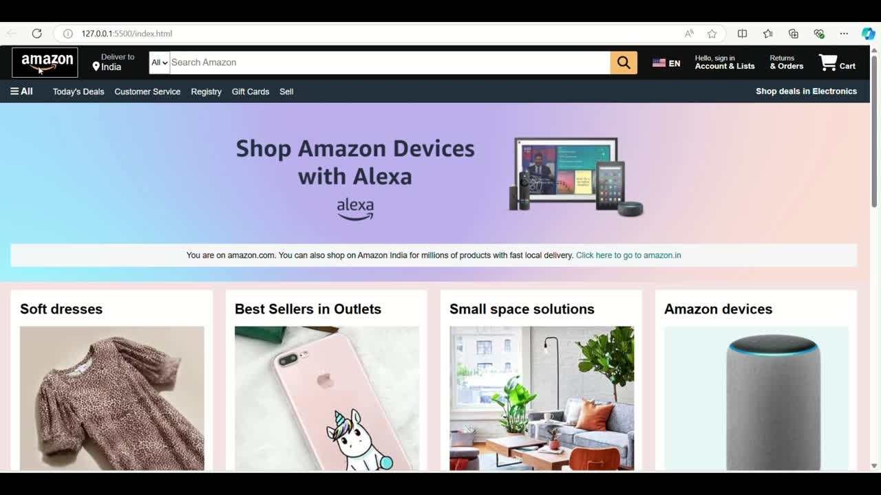 Mahi Dixit on LinkedIn: #html #css #amazonclone #beginnerdeveloper # ... Mahi Dixit on LinkedIn: #html #css #amazonclone #beginnerdeveloper # ...
