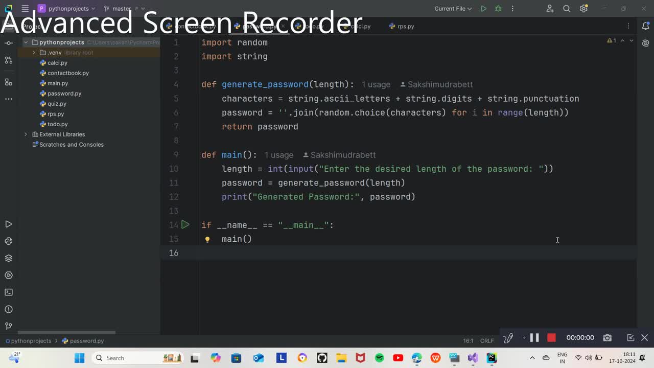 Sakshi Mudrabett on LinkedIn: #python #programming #codsoft Sakshi Mudrabett on LinkedIn: #python #programming #codsoft