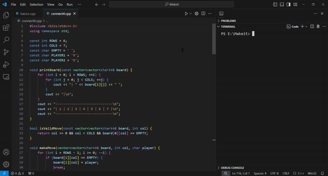 Lokesh Alasandi on LinkedIn: #c #programming #gamedevelopment #connect4 ... Lokesh Alasandi on LinkedIn: #c #programming #gamedevelopment #connect4 ...